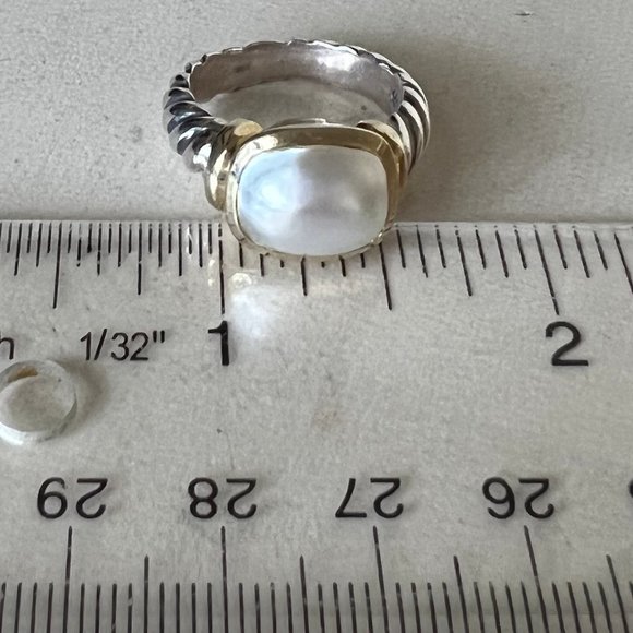 David Yurman | Jewelry | David Yurman Silver 4k Gold Mabe Pearl ...